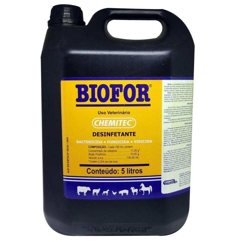 Desinfetante Biofor 5L | Chemitec | Agroline