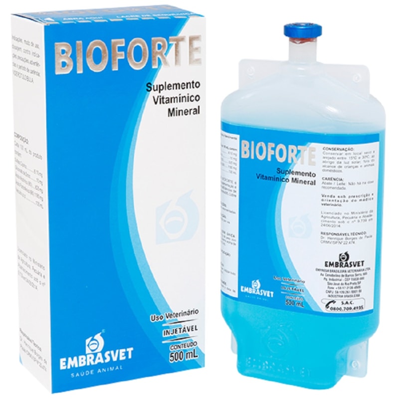 Bioforte 500Ml Embrasvet Suplemento | Agroline