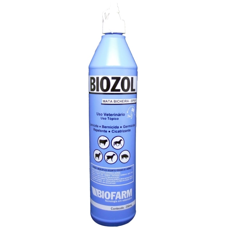 Biozol – Mata Bicheira – Spray -250 mL – Biofarm - Agroline - Produtos ...