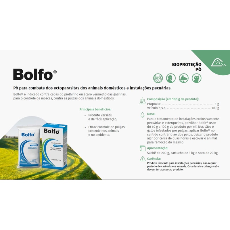 Bolfo Bayer 200 Gramas | Confira no Site da Agroline