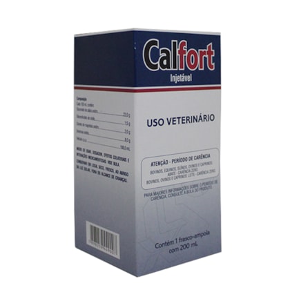 Calfort Injetável 200ml | Acesse e compre na Agroline