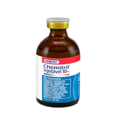 Chemitril Injetável 10% 50 ml Chemitec | Agroline