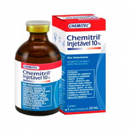 Chemitril Injetável 10% 50 Ml Chemitec | Agroline