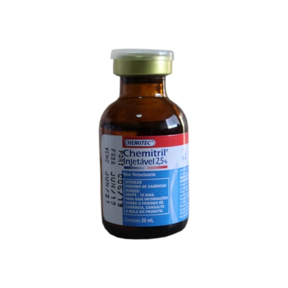CHEMITRIL INJETAVEL 2,5% 20 ML - Agroline - Produtos Agropecuários