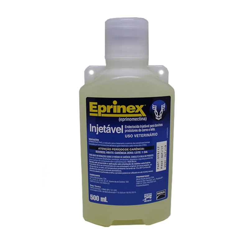 Eprinex Injetável 500 Ml Para Controle Das Parasitoses | Agroline