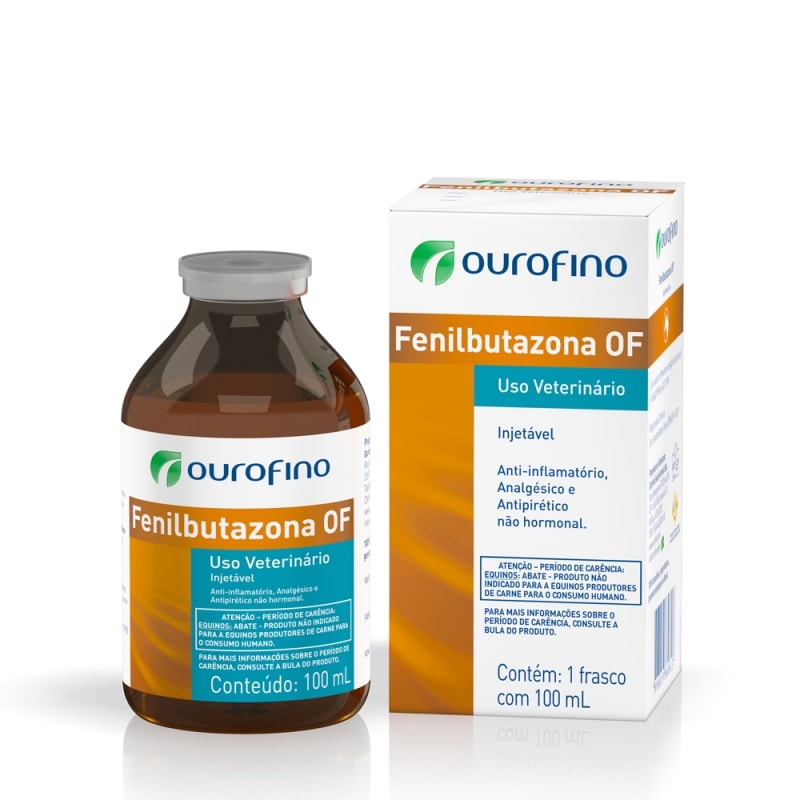 FENILBUTAZONA 100 ML - OUROFINO - Agroline - Produtos Agropecuários