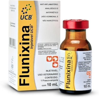 FLUNIXINA INJETÁVEL UCB 10 ML - Agroline - Produtos Agropecuários