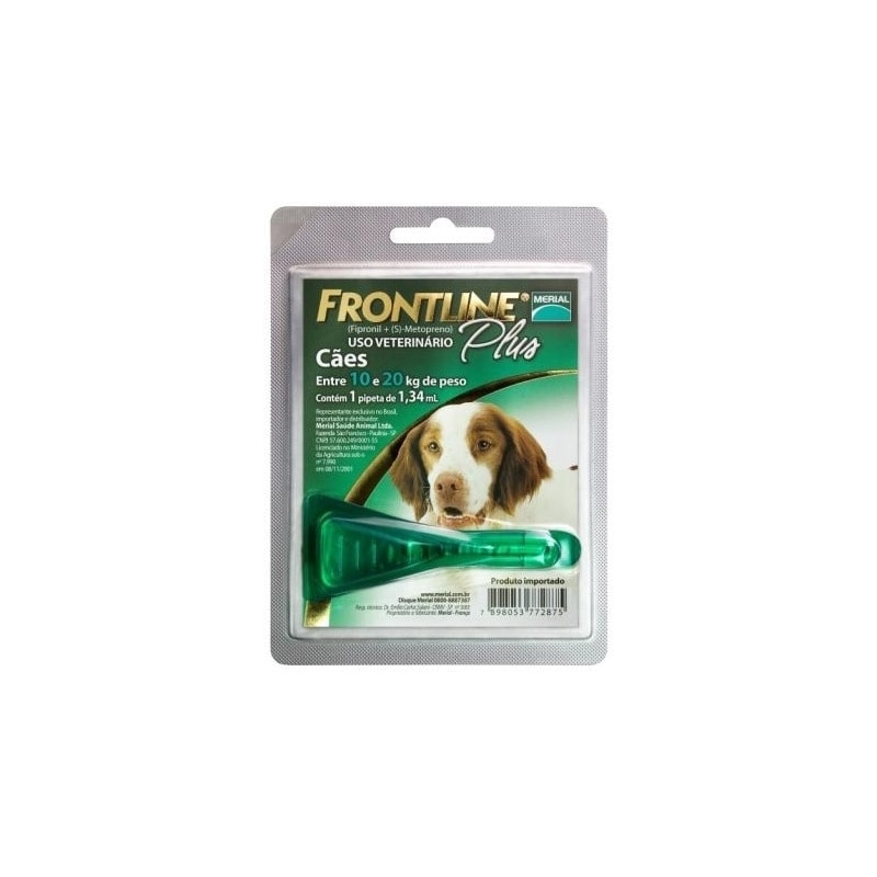 FRONTLINE PLUS MED - 10 A 20 KG - BOEHRINGER INGELHEIM - Agroline ...