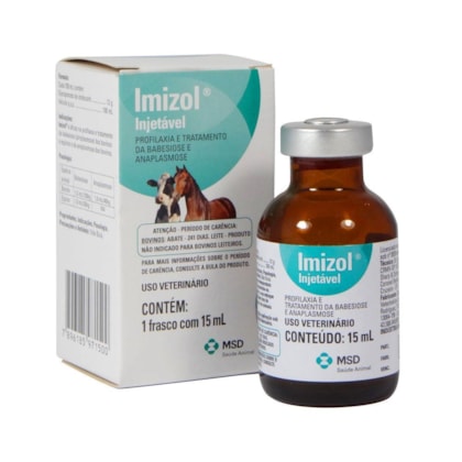 Imizol 15ml: Tratamento Eficaz de Babesiose em Bovinos