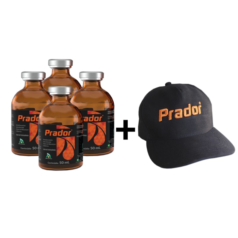 Kit: 4 Prador 100ml + 1 boné JA Saúde Animal | Agroline