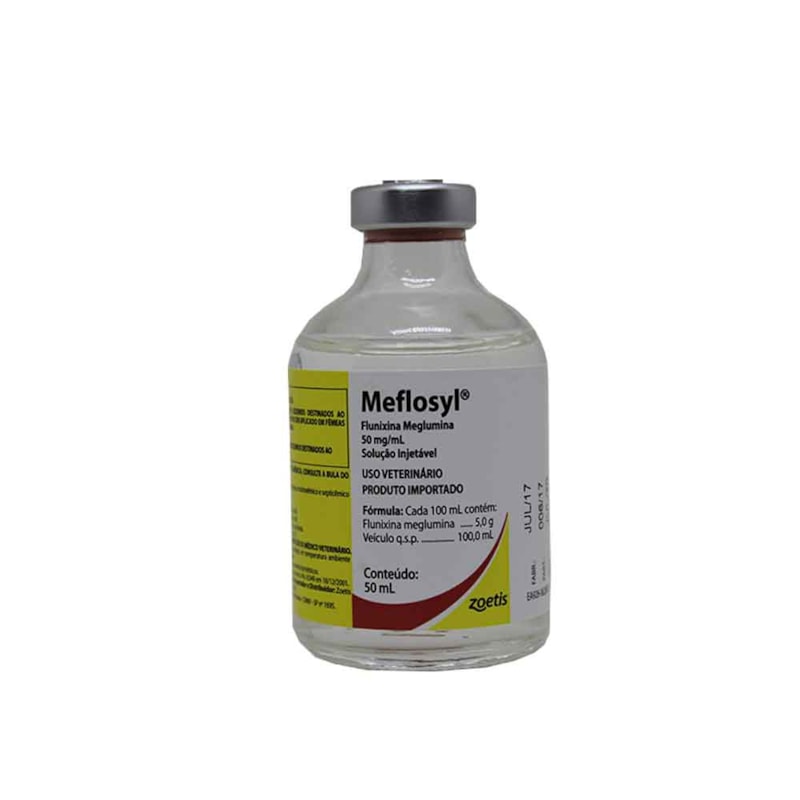 MEFLOSYL 50ML FLUNIXINA - ZOETIS - Agroline - Produtos Agropecuários