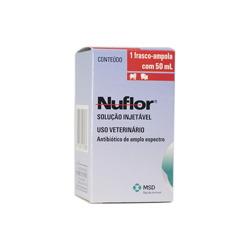 NUFLOR 50 ML - Agroline - Produtos Agropecuários