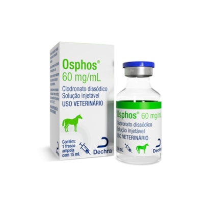Osphos – Clodronato dissódico – Equinos - 15ml - Agroline - Produtos ...