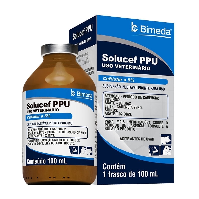 SOLUCEF PPU - CEFTIOFUR - 100mL - BIMEDA - Agroline - Produtos ...