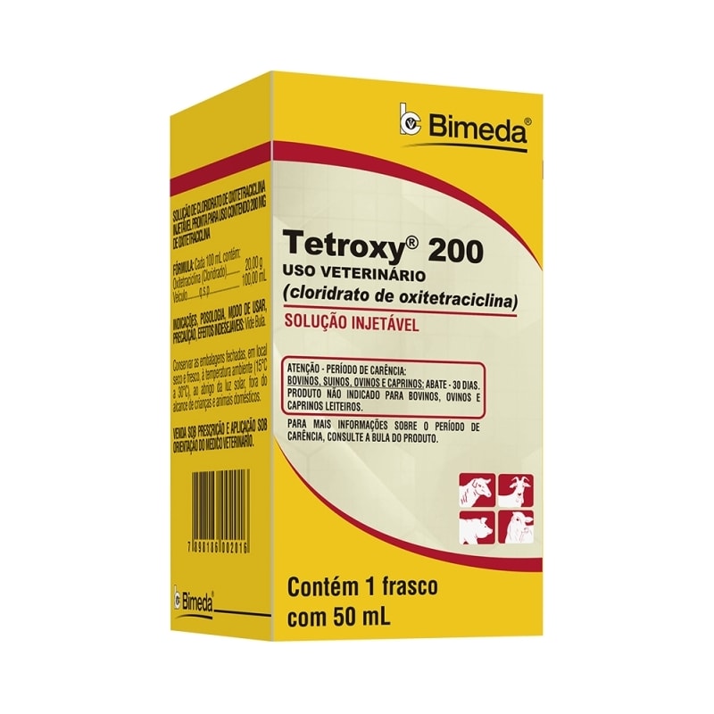 Tetroxy 200 / Biogental Oxitetraciclina La 20% 50Ml Bimeda | Agroline