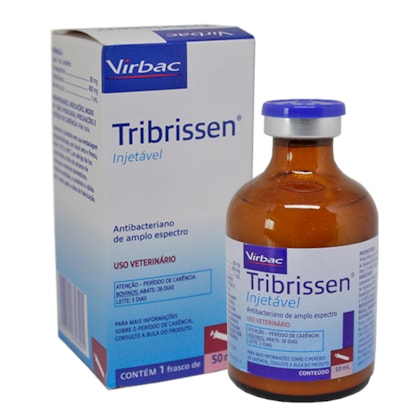 Tribrissen Injetável 50 Ml -Virbac | Agroline