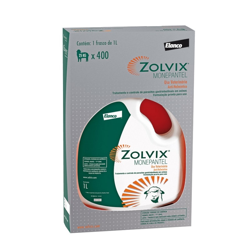 ZOLVIX 1 LITRO - MONEPANTEL 2,5% - Elanco - Agroline - Produtos ...